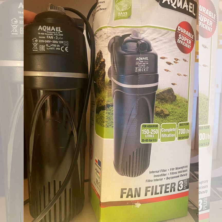 Вн фильтр aquael FAN filter 3 plus аквариум