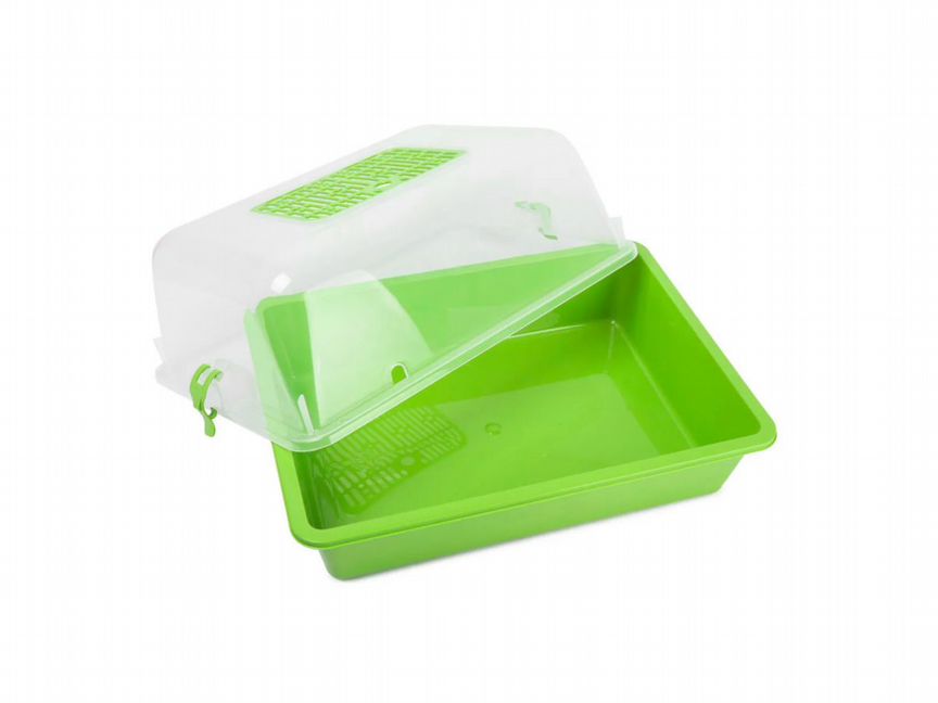 Террариум с крышкой повышенной прочности 29л