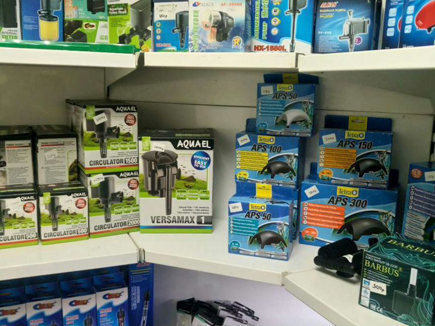 Фильтры, обогревателиватели, автокормушки, губки