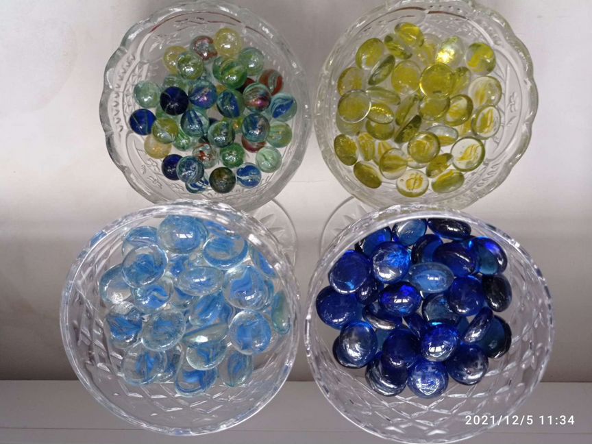 Декоративные камни стеклянные