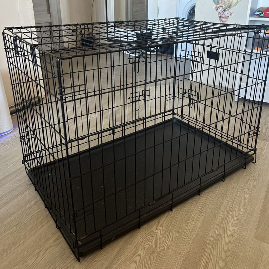 Клетка двухдверна 89х56х61 см