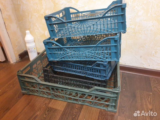 Пластиковые ящики для овощей бу 100 за все купить в Москве | Товары для ...