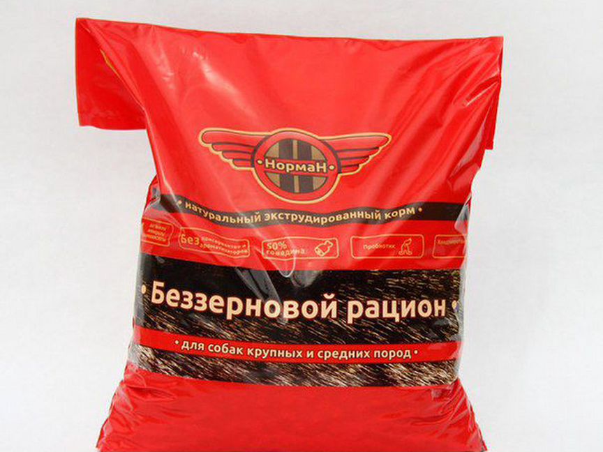 Корм для собак Норман «Беззерновой рацион», 1 кг