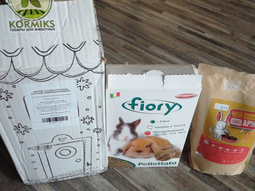 Корм для декоративных кроликов и др.видов грызунов