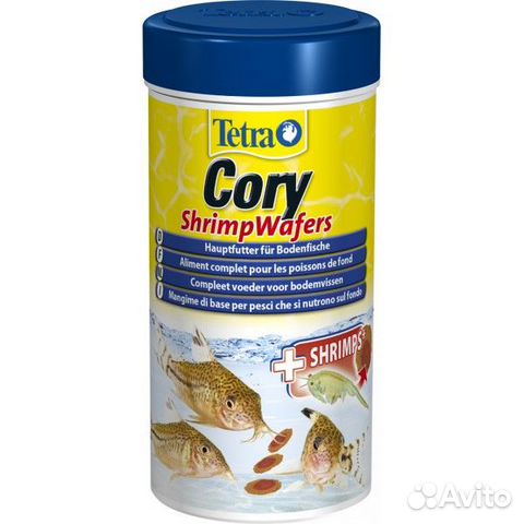 Tetra Cory Shrimp Wafers 100ml - Корм для плекосто