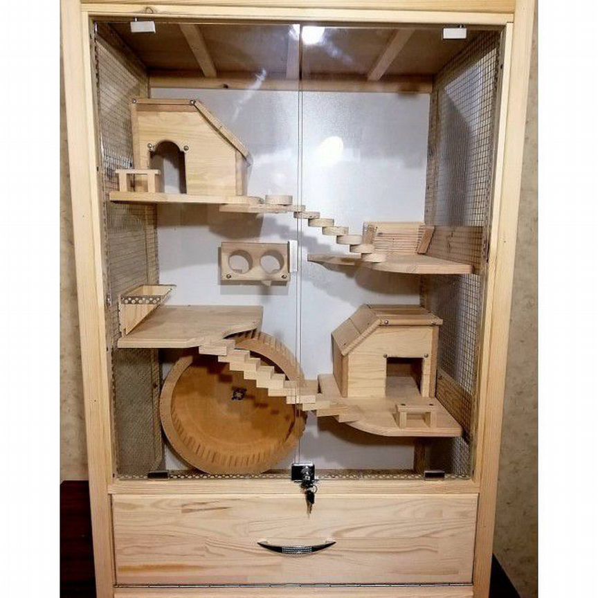 Витрина для шиншиллы, дегу, хорька белки бурундука