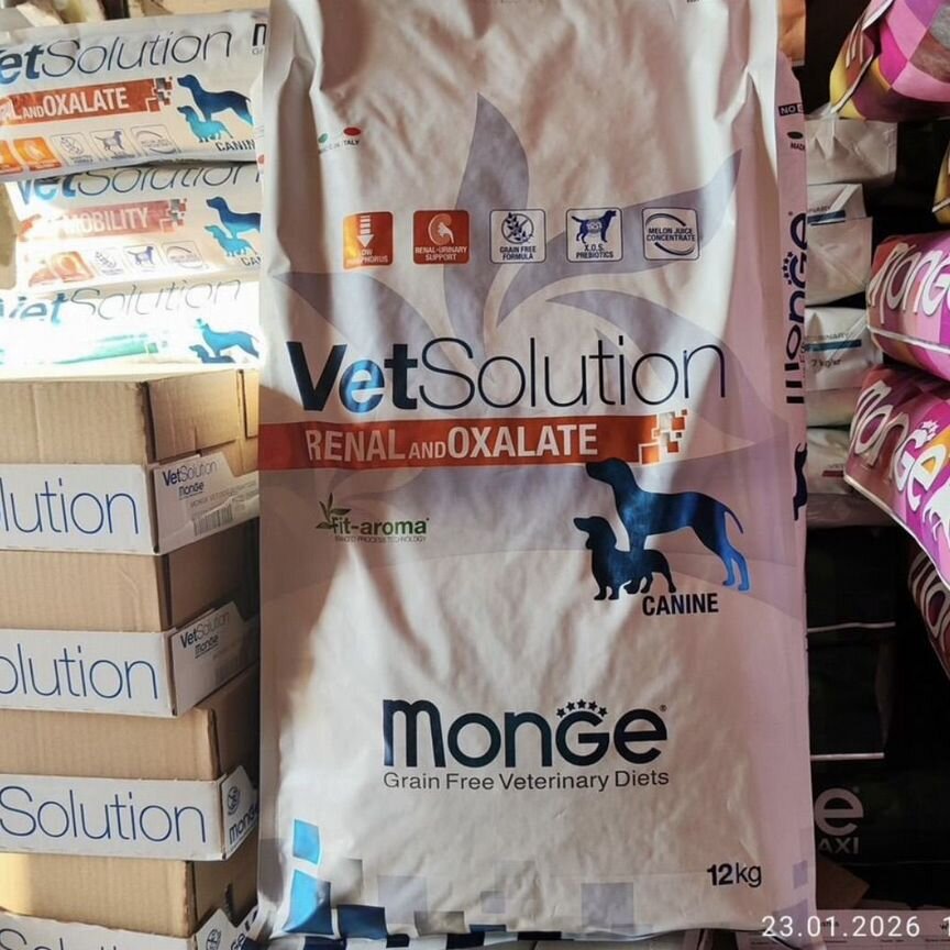 Вет диета monge Renal oxalate 12 кг