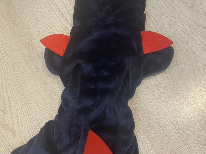 Одежда для маленьких собак/ кошки Акула синяя