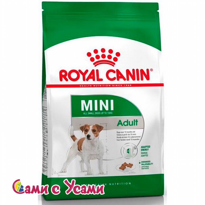Royal canin Mini Adult Корм сух.д/мелких собак 4кг