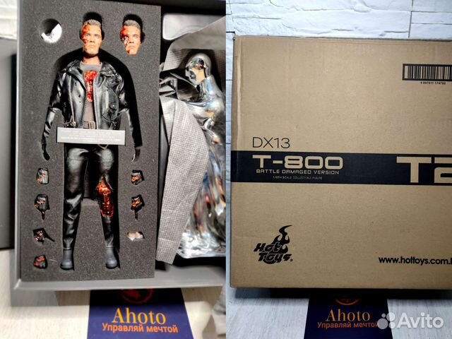Hot toys DX13 battle damaged terminator 2 sideshow