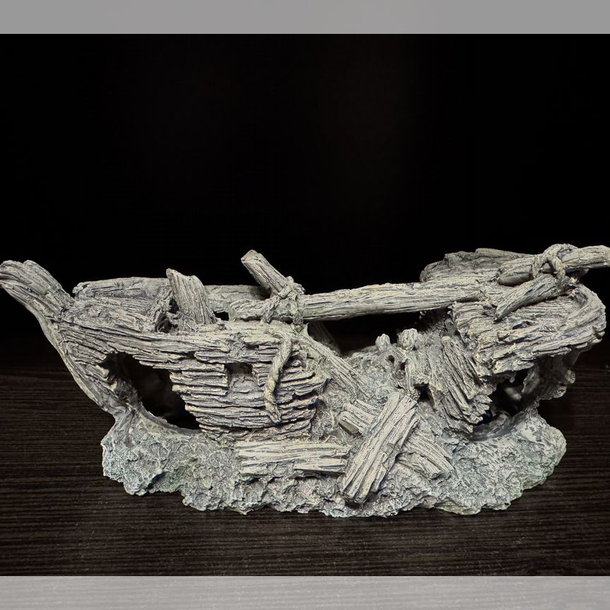 Декорация для аквариума корабль