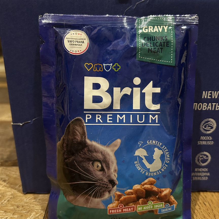 Влажный корм для кошек Brit Premium