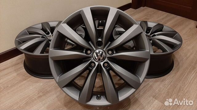 Оригинальные диски Volkswagen Tiguan R17 комплект купить в Москве | Авито