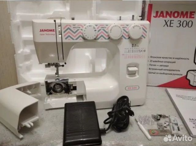 Швейная машина Janome XE 300 купить в Пушкино | Товары для дома и дачи | Авито