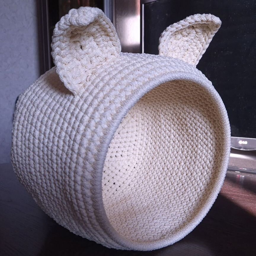 Вязанный домик лежанка для кота/собаки