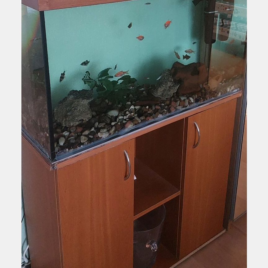 Аквариум с тумбой 80л