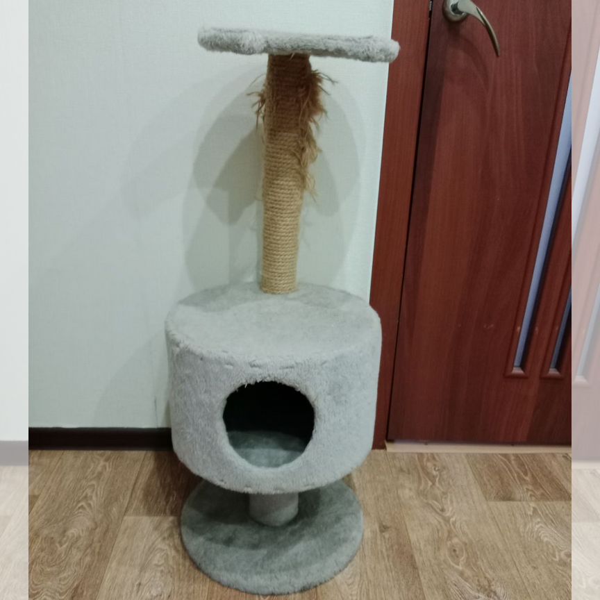 Когтеточка домик для кошки бу