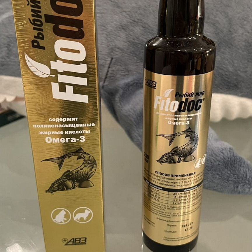 Рыбий жир для животных Fitodoc