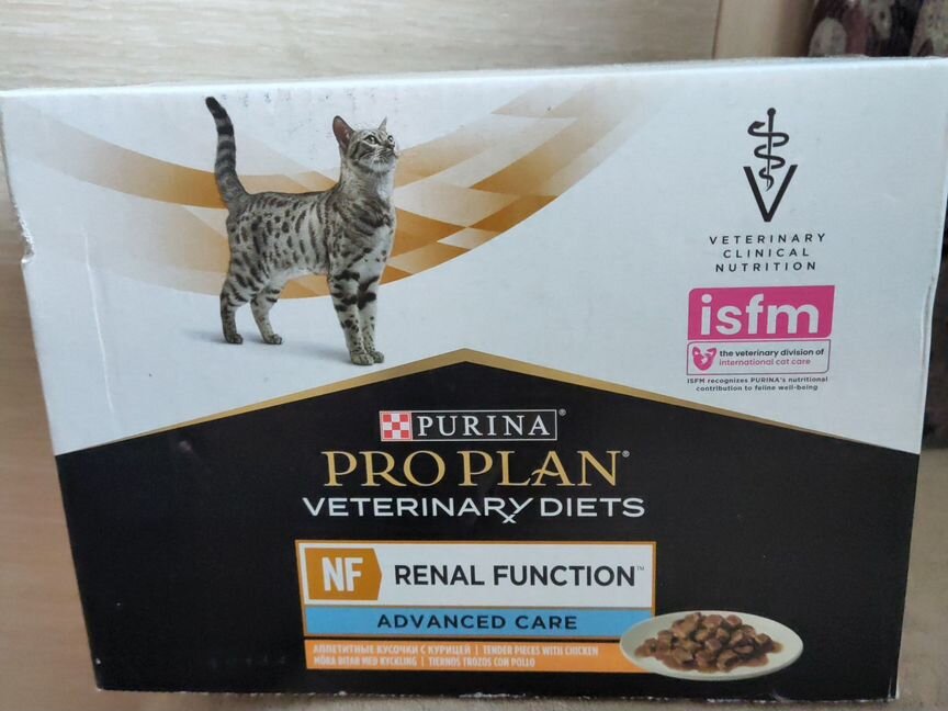 Влажный корм для кошек pro plan renal