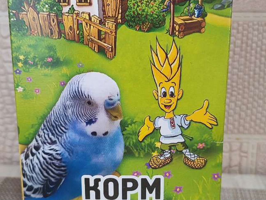Корм и игрушки для попугаев