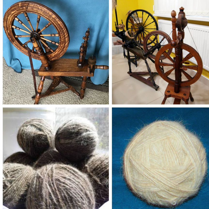 Прядение собачьей шерсти