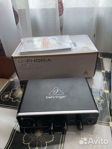 Звуковая карта behringer umc22 купить в Омске | Хобби и отдых | Авито