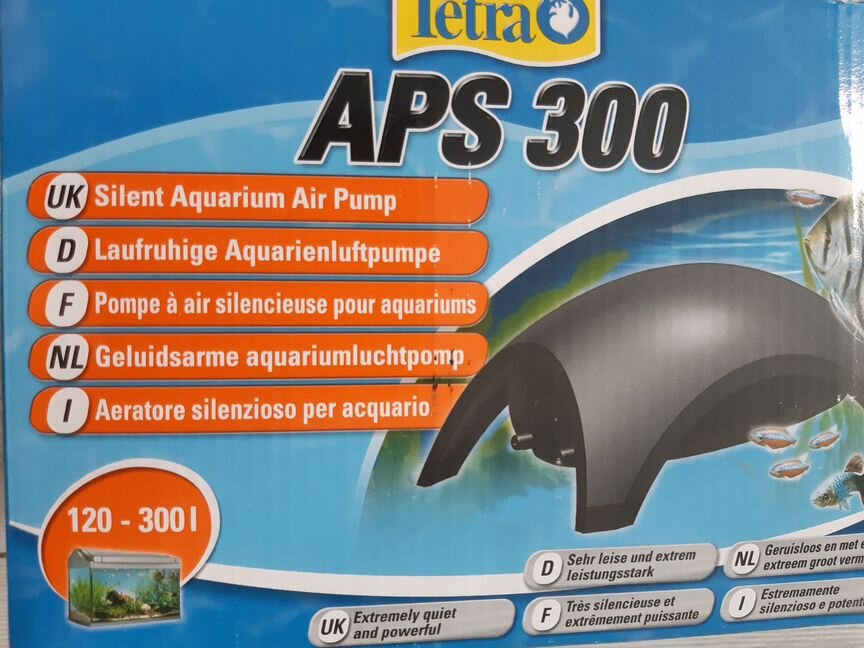 Бесшумный аквариумный компрессор Tetra APS 300