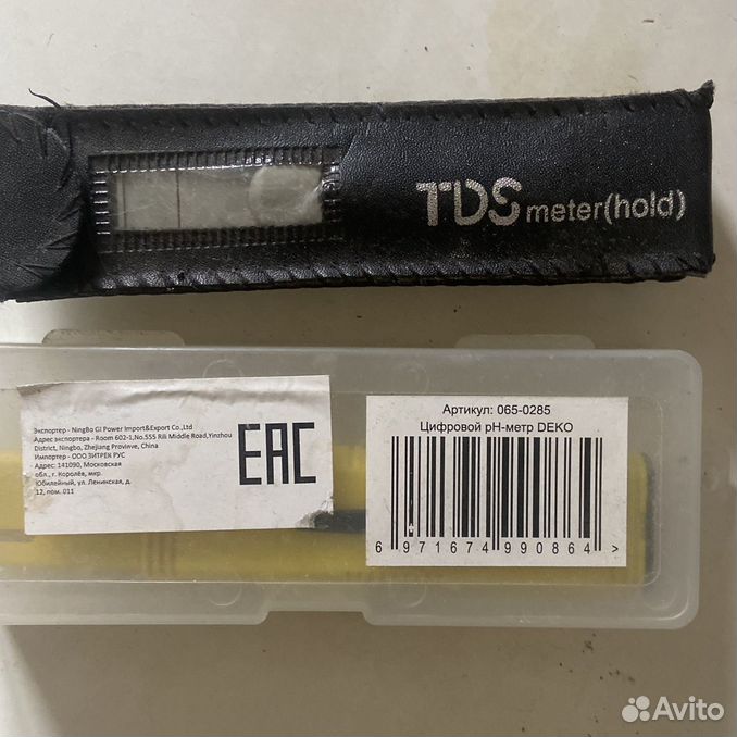 Ph метр deco и tds метр