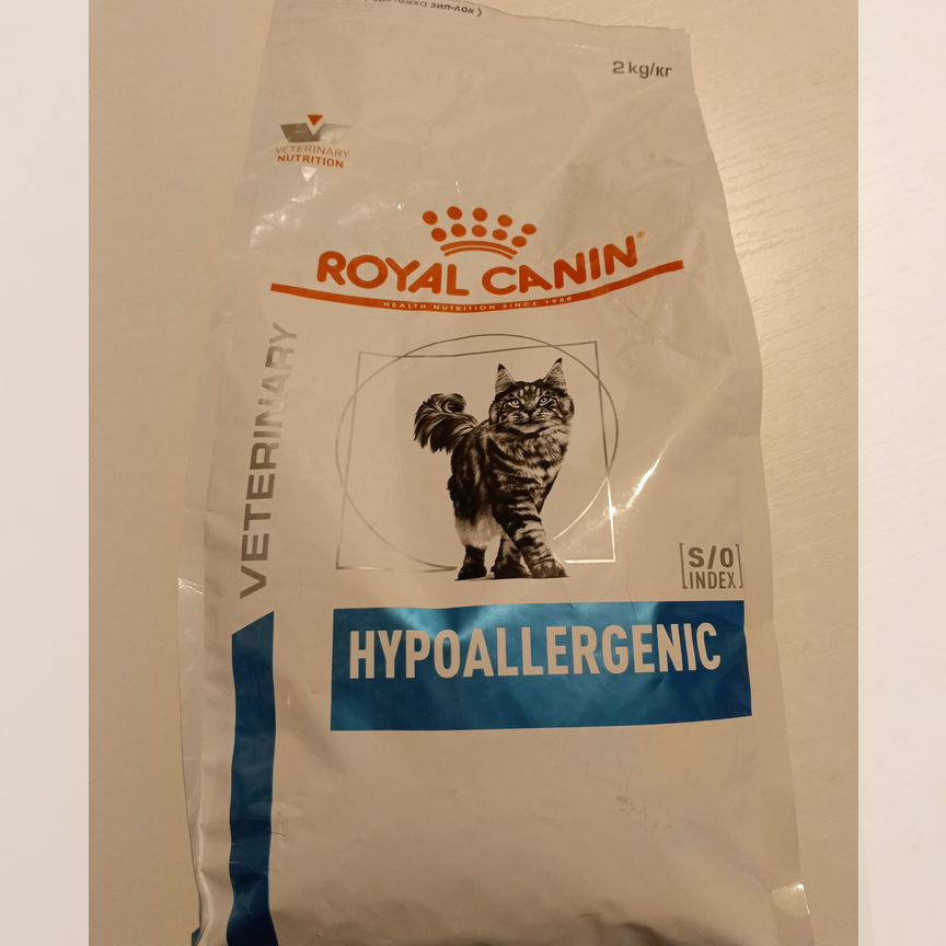Royal Canin Hypoallergenic для кошек 2 кг