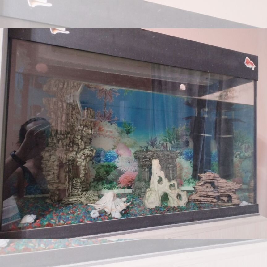 Аквариум с тумбой 120л