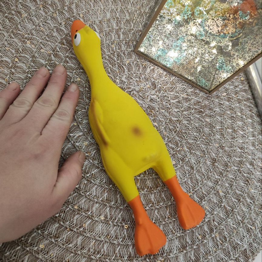 Игрушка для собак утка пищалка