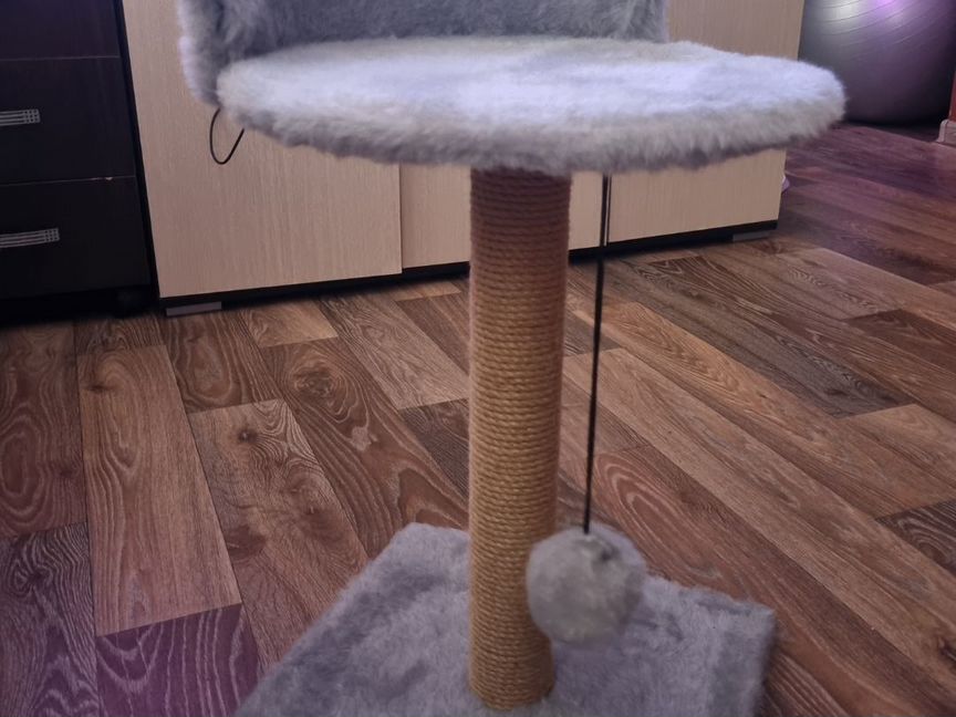 Когтеточка с лежанкой и лоток