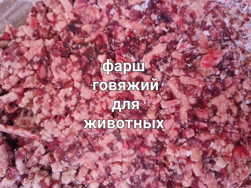Фарш говяжий для животных