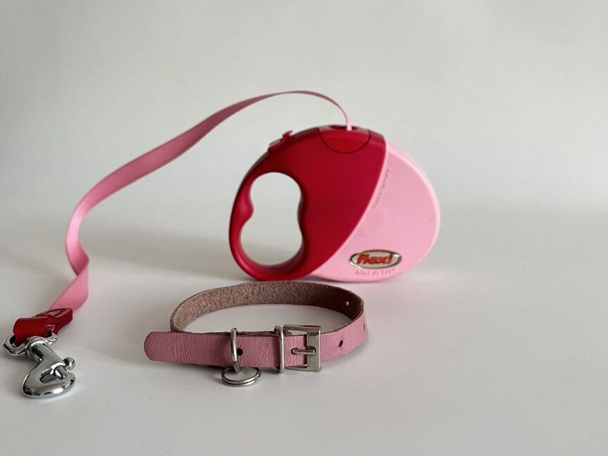 Рулетка flexi + ошейник