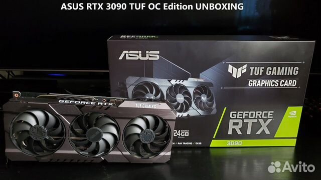 Видеокарта Asus 3090 Tuf 24GB купить в Москве | Электроника | Авито