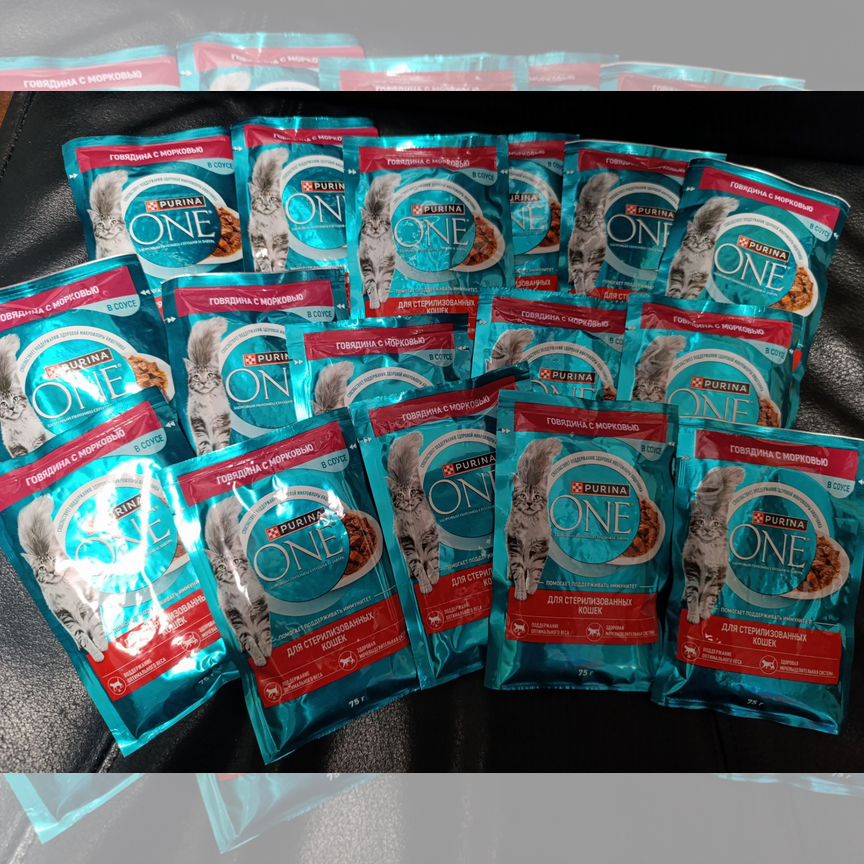 Влажный корм для кошек purina one