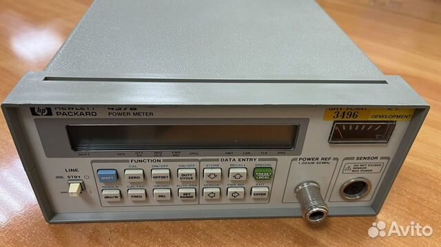 Измеритель мощности HP 437B с сенсором 8481A купить в Санкт-Петербурге ...