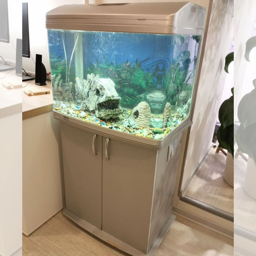 Аквариум с тумбой