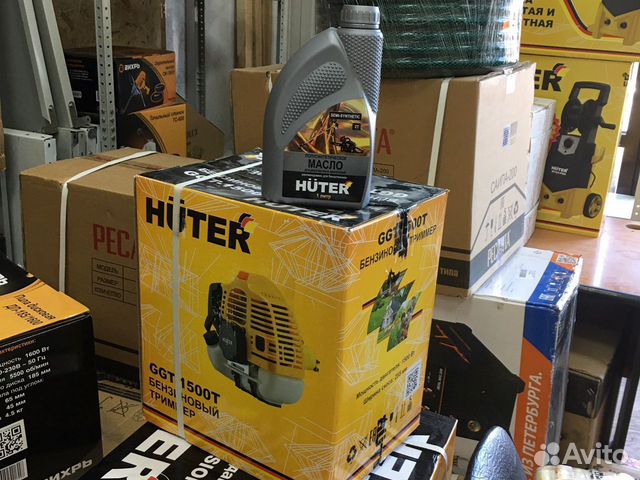 Бензиновый триммер GGT-1500T Huter купить в Челябинске | Товары для дома и дачи | Авито