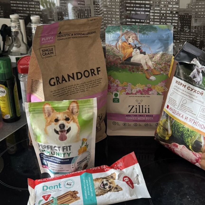 Корм для собак Grandorf, Вкусвилл, Zilli