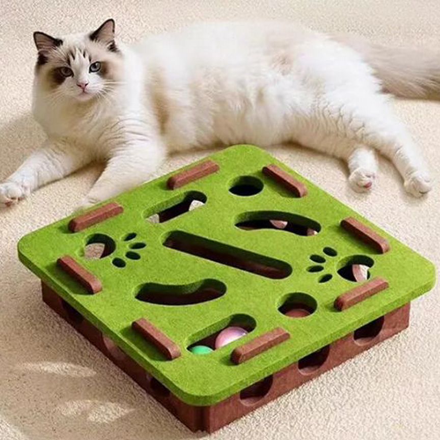 Новая игрушка для кошки