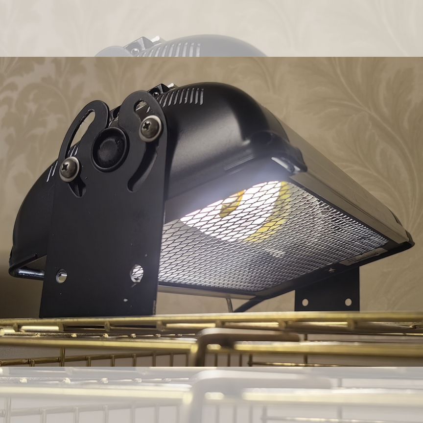 Светильник arcadia с лампой для птиц и рептилий