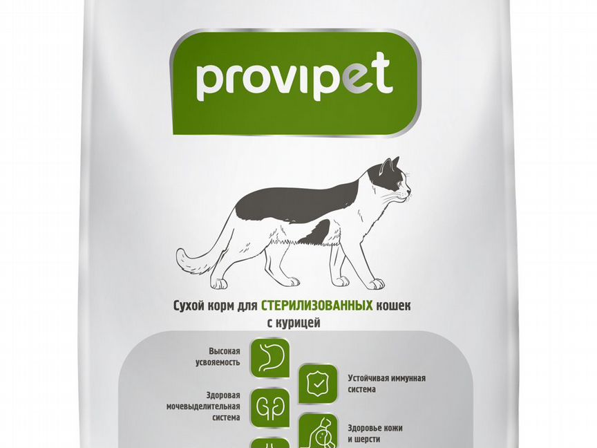 Сухой корм для стерилизованных кошек Provipet 10кг