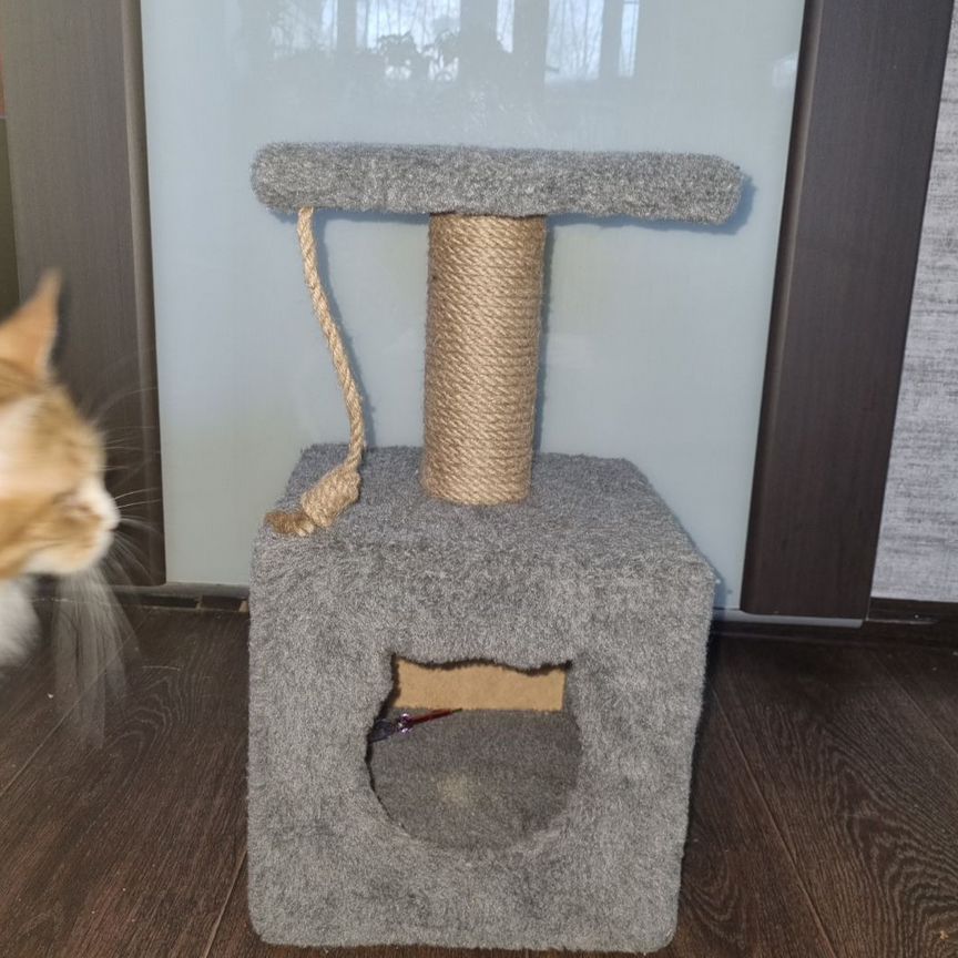 Когтеточка домик для кошки