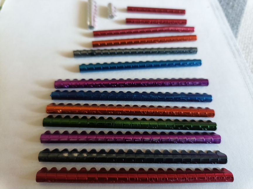 Алюминиевые кольца для экзотических птиц 2,5мм