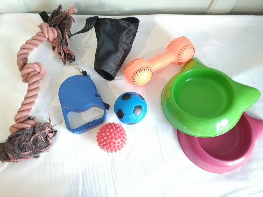 Игрушки миски и намордник для собак и кошек