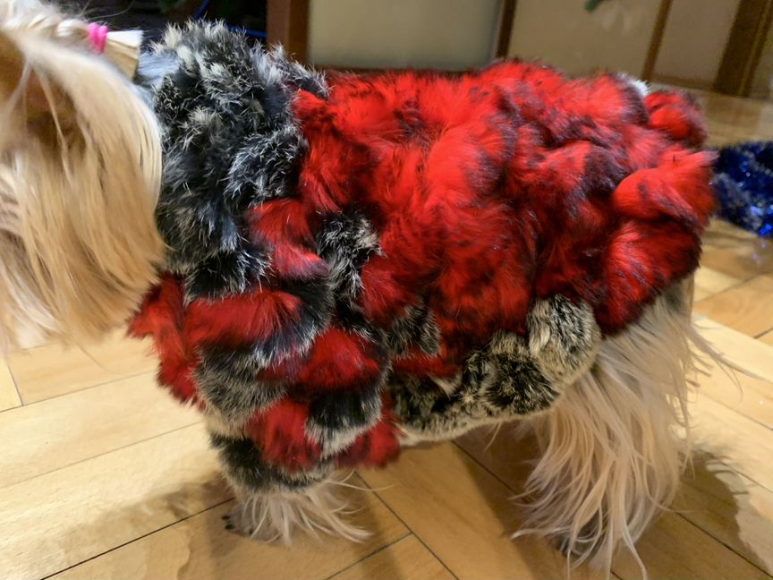 Шубка натуральная для маленьких собачек