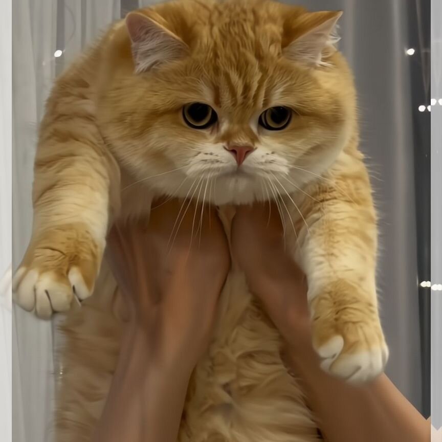 Шотландский прямоухий короткошёрстный котёнок