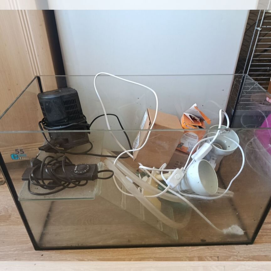 Аквариум для черепахи 55 литров