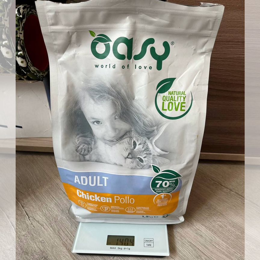 Корм Oasy для кошек
